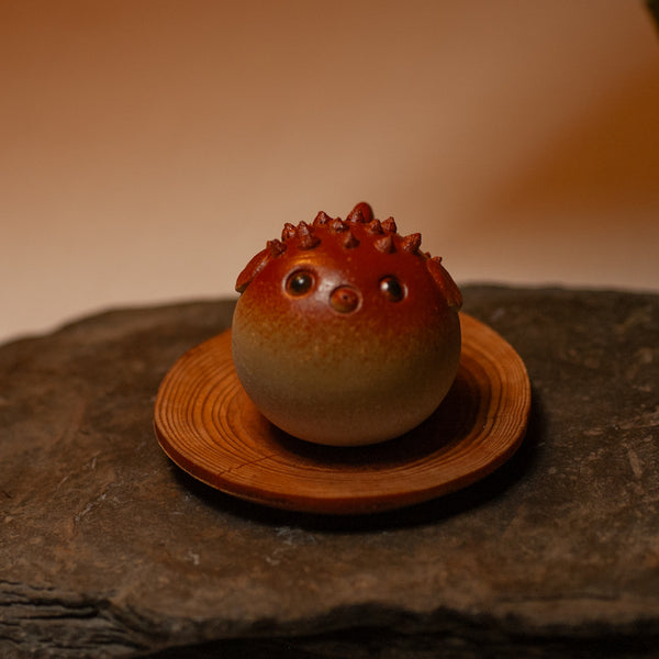 Puffer Fish Tea Pet - Blue Willow Tea